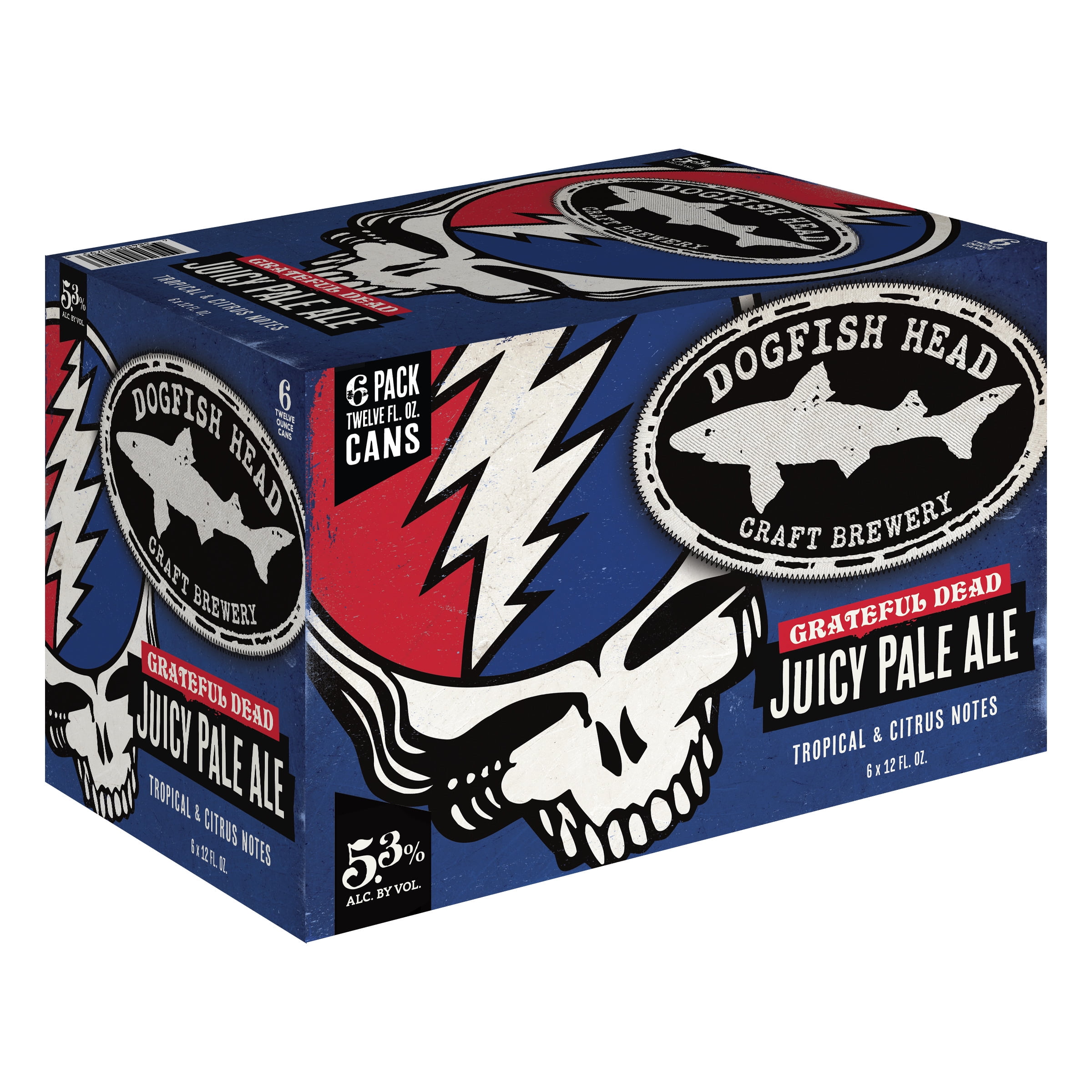 Dogfish Head, Craft Beer, Juicy Pale Ale 6pk, Tropical Citrus & Fruit ...