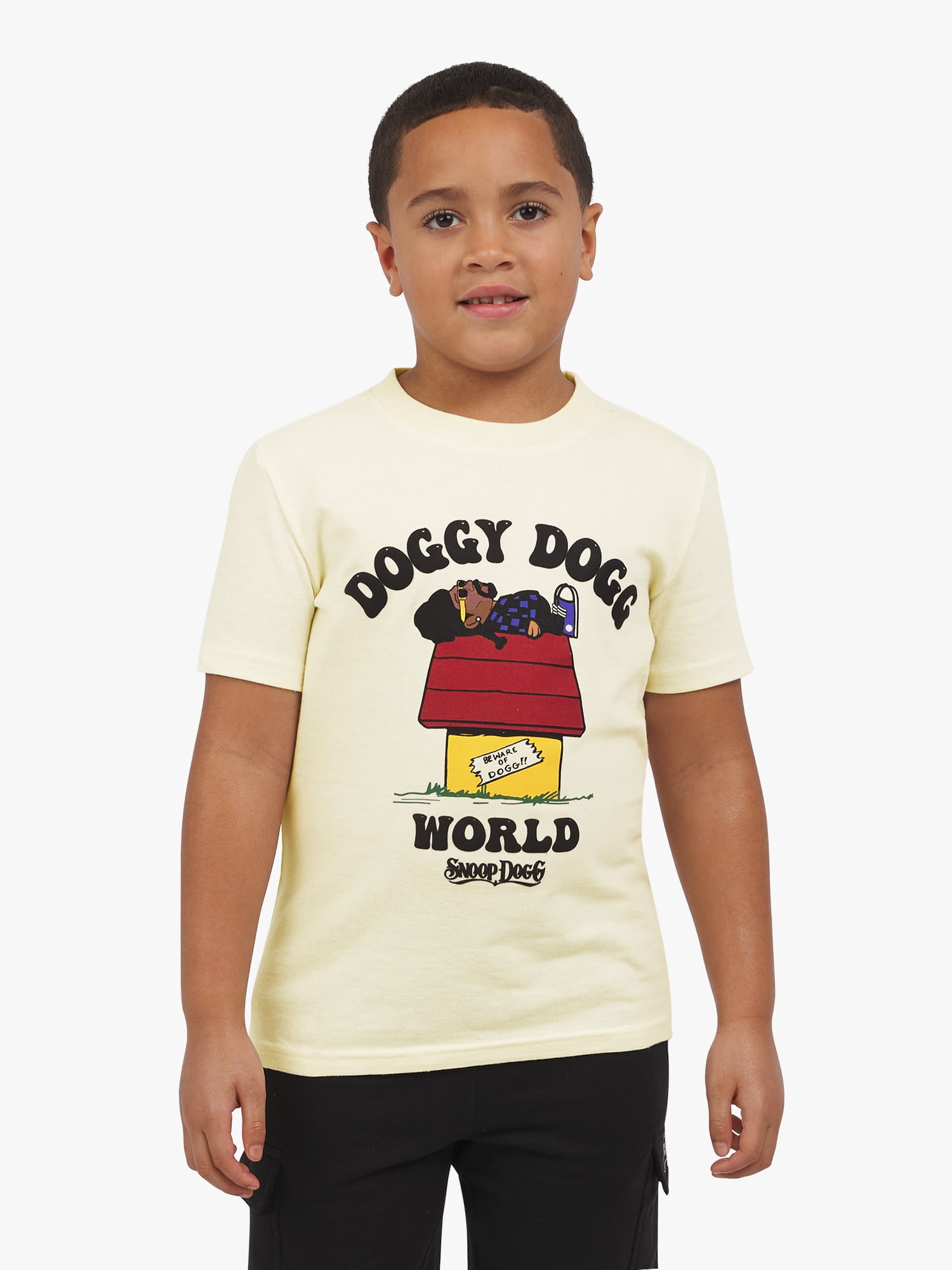 Dogg Supply Boys Short Sleeve Doggy Dogg World Graphic T-Shirt, Sizes ...