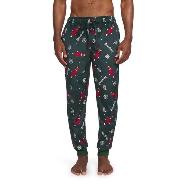 Dogg Supply Men's Microfleece Pull-On Sleep Joggers with Pockets, Sizes ...