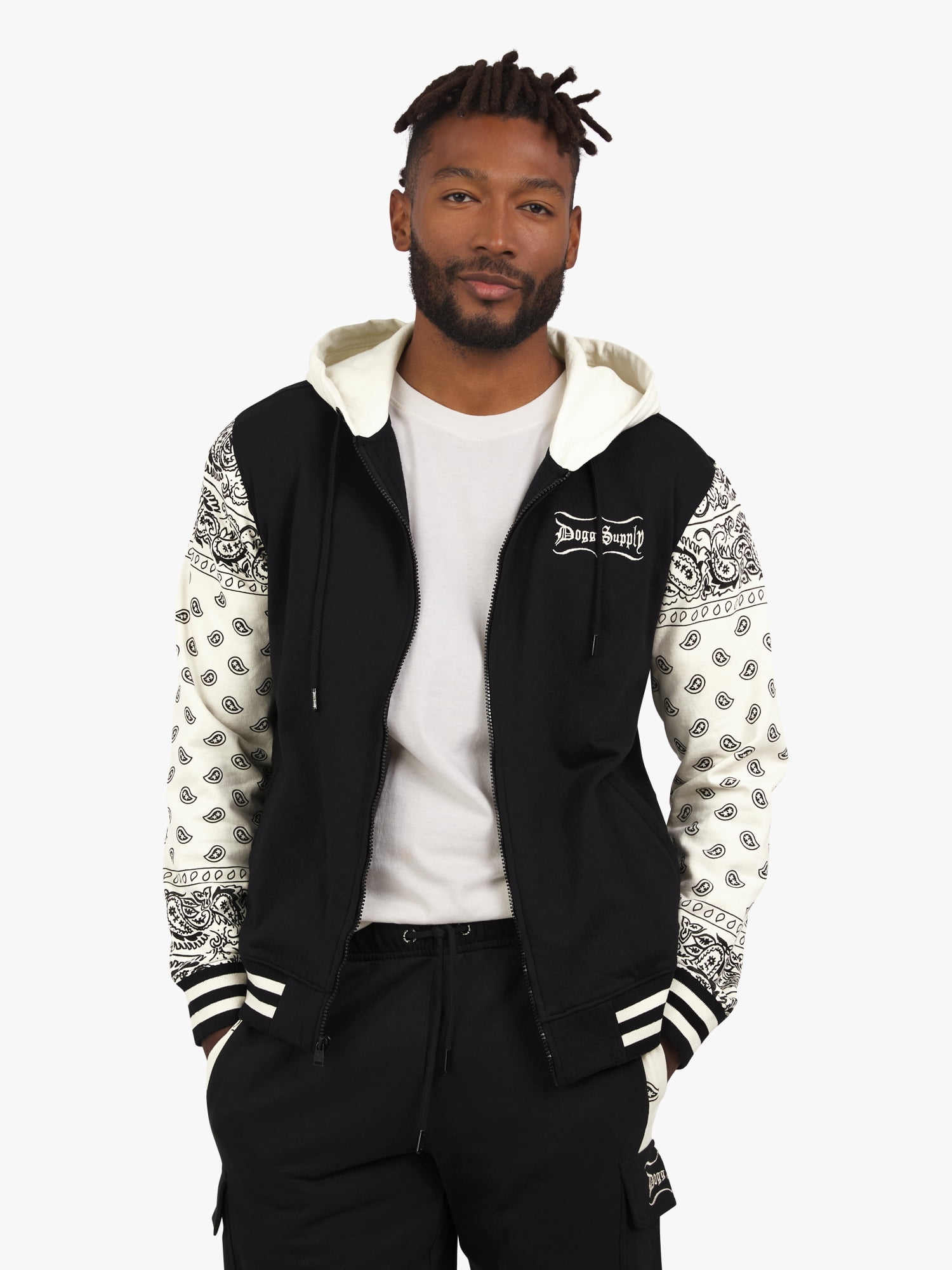 Dogg Supply by Snoop Dogg All Gender Varsity Print Full Zip Dogg Supply by Snoop Dogg All Gender Varsity Print Full Zip