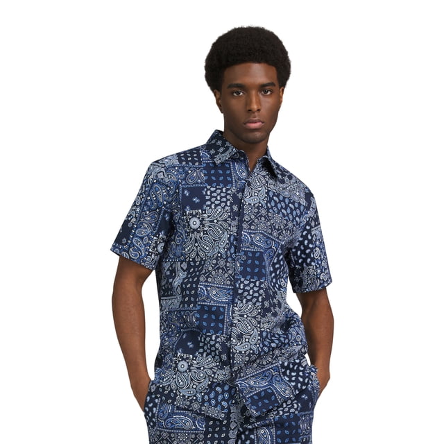Dogg Supply by Snoop Dogg Men's & Big Men’s Cotton Stretch Paisley ...