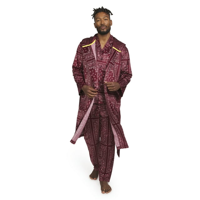 Dogg Supply by Snoop Dogg Men's Long Sleeve Microfleece Hooded Lounge ...