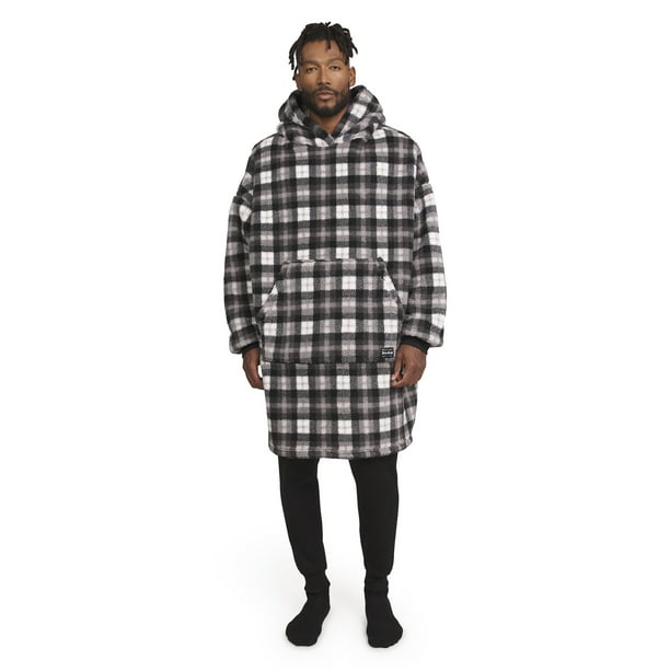 Dogg Supply by Snoop Dogg Men’s Lounge Blanket Hoodie with Kangaroo ...