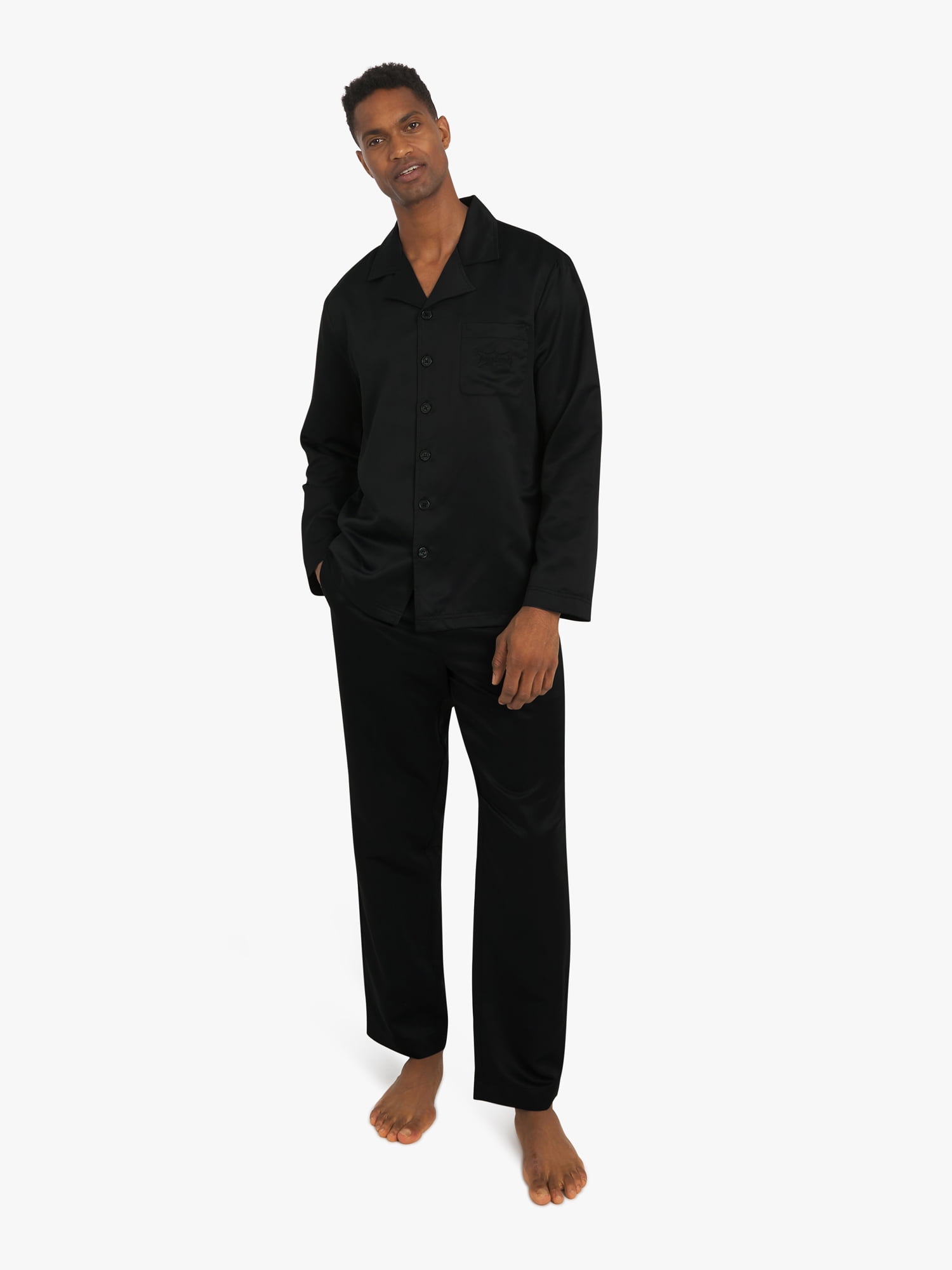 Dogg Supply by Snoop Dogg Men's Solid Satin Pajama Set, Sizes S - XL ...