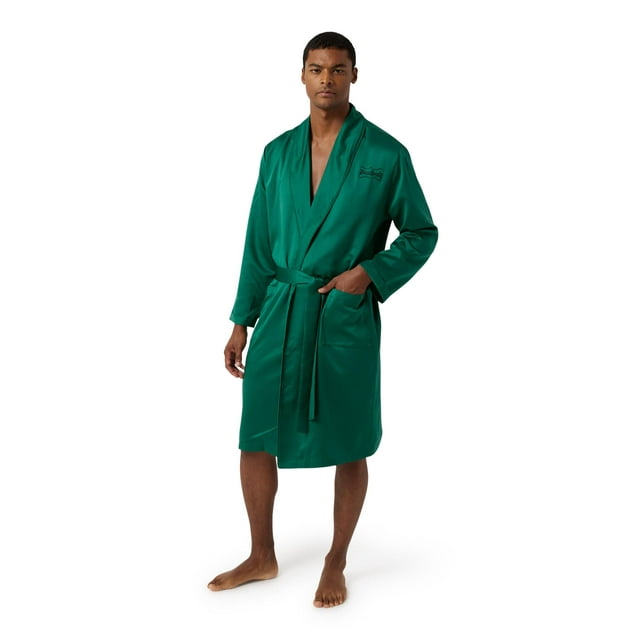 Dogg Supply by Snoop Dogg Mens Poly Satin Robe - Walmart.com