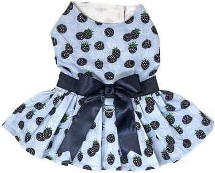 Blackberries Dog Dress with Matching Leash (Medium) - Walmart.com