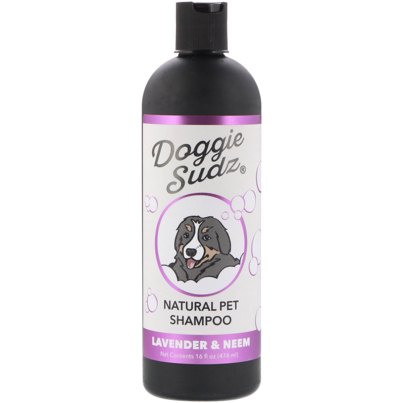 Doggie Sudz Natural Pet Shampoo Lavender Neem 16 fl oz 474 ml - Walmart.com