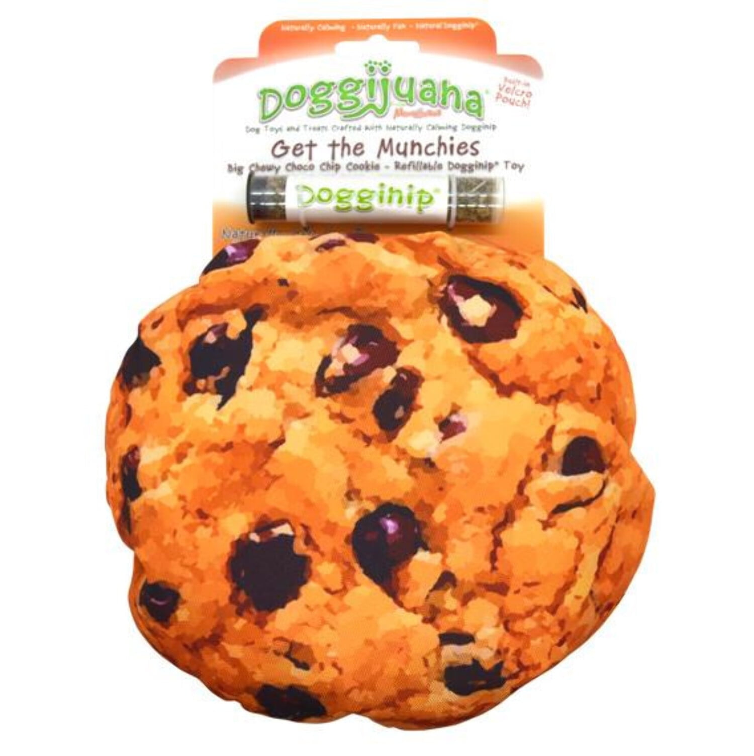 Doggijuana Get the Munchies Refillable Juananip Dog Plush Toy, Big ...