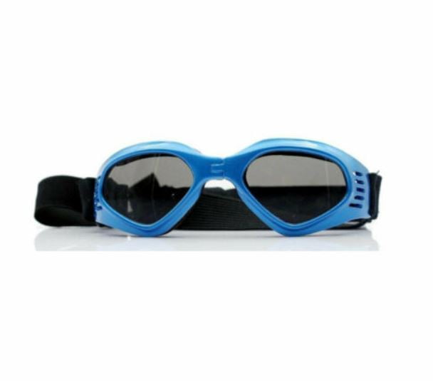 Doggles ORIGINALZ Dog Goggle Sunglasses in Blue Frame Medium - Walmart.com