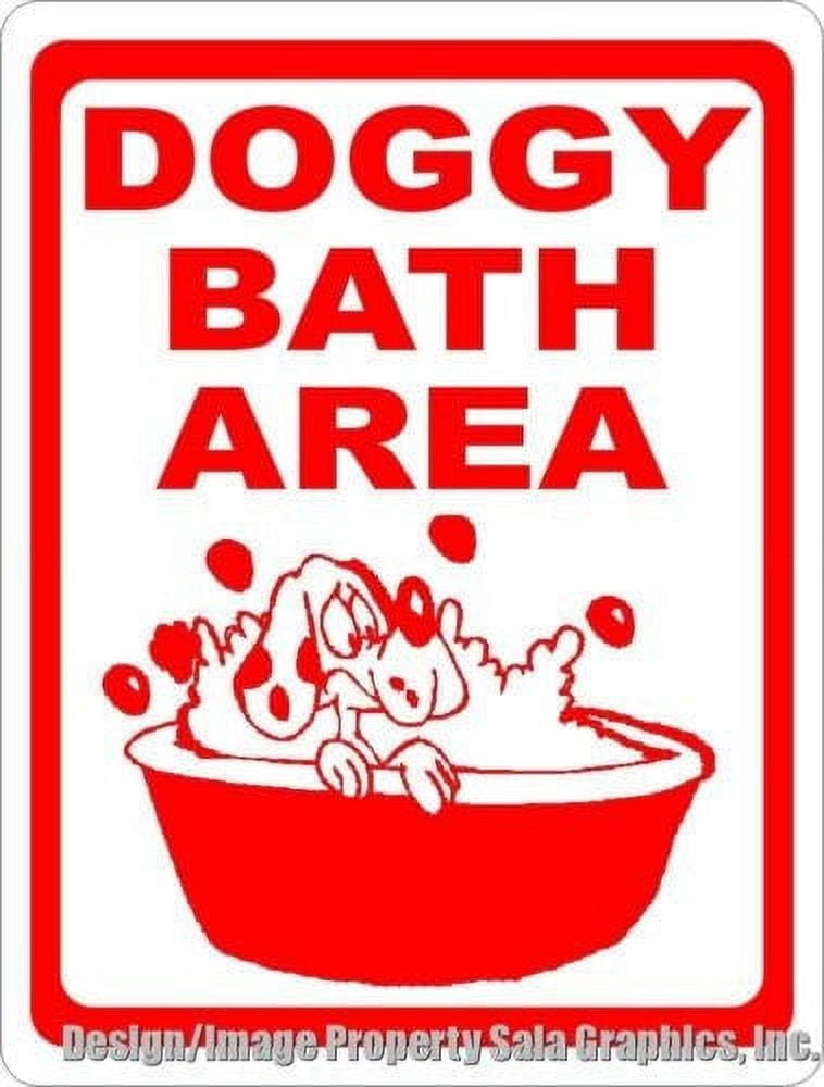 Doggy Bath Area Sign - Walmart.com