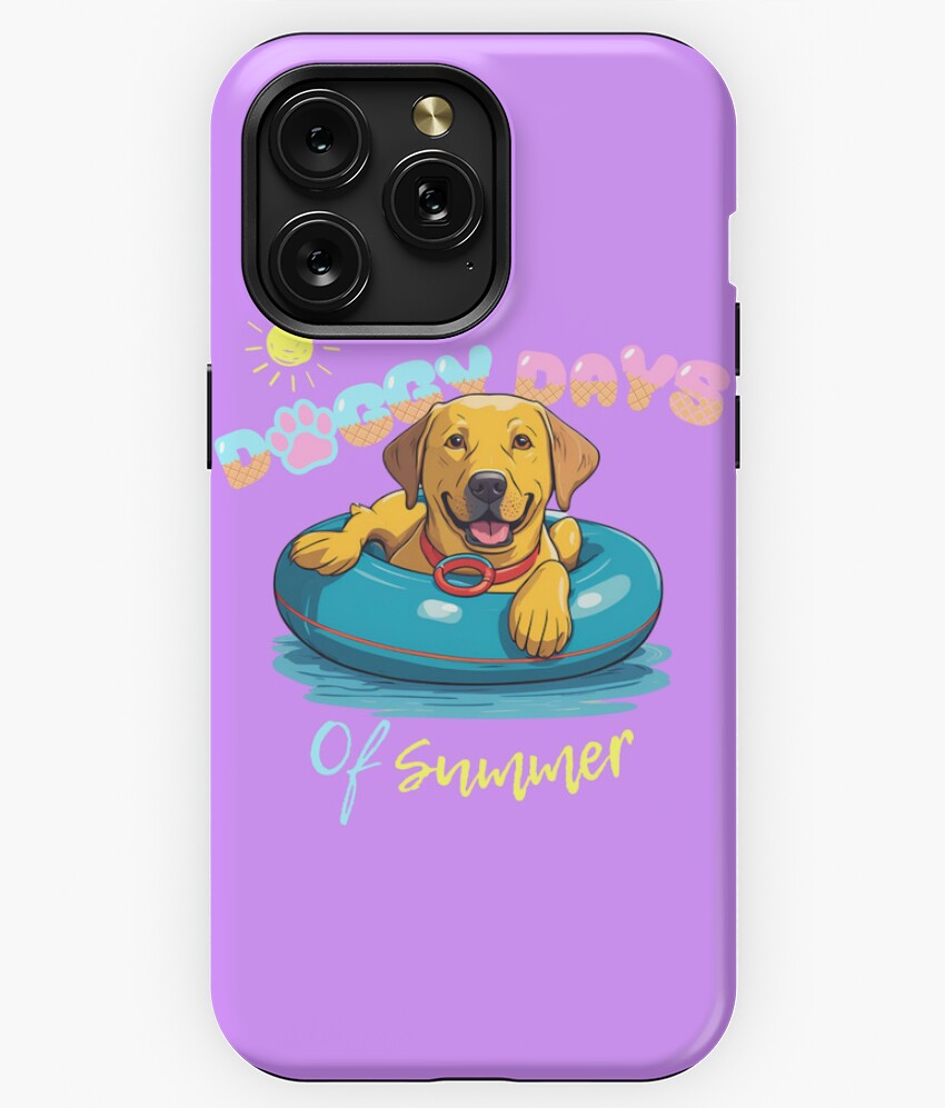 Doggy Days of Summer Labrador G4592 Phone Case for iPhone17 16 15 14 13 ...