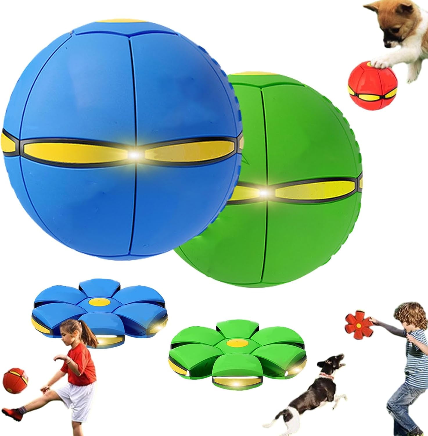Doggy Disc Ball, Doggie Disc Ball for Small Medium Large Dogs, Doggy ...