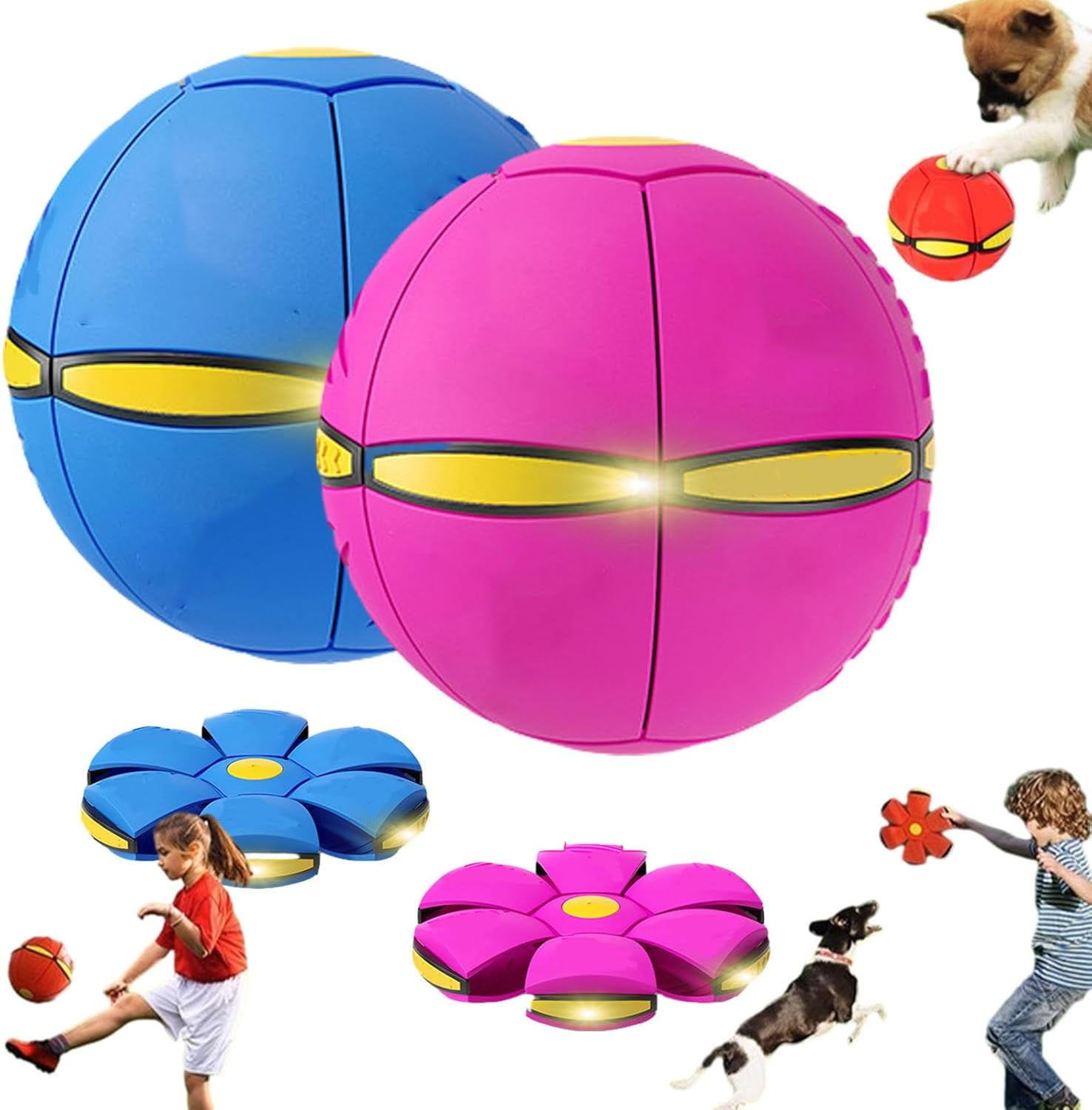 Doggy Disc Ball, Doggie Disc Ball for Small Medium Large Dogs, Doggy ...