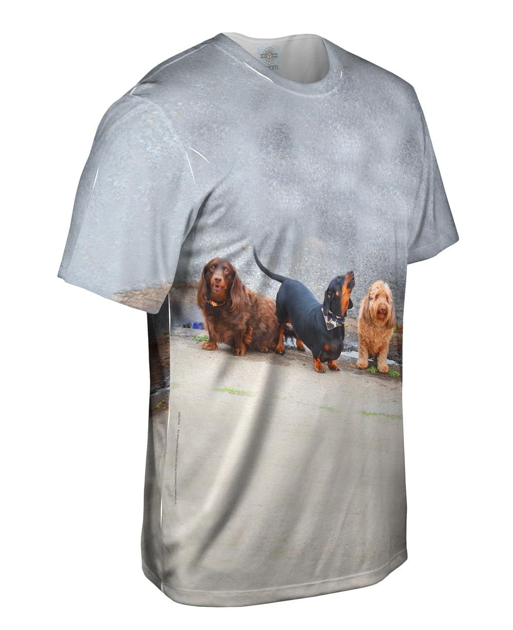 Doggy Pep Rally Mens T-Shirt All Over Print - Walmart.com