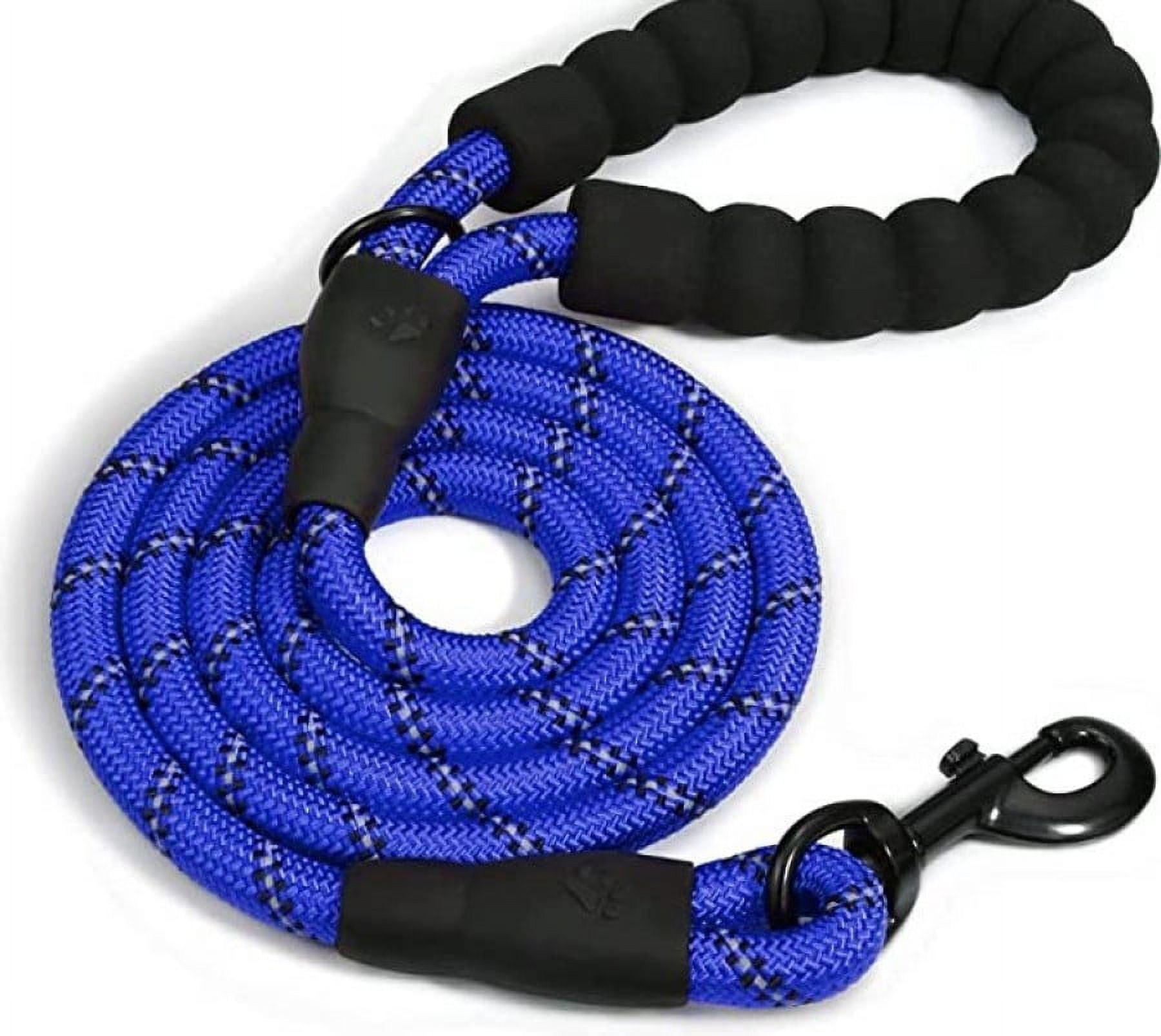 Doggy Tales Braided Leash 5FT - Navy Blue - Walmart.com