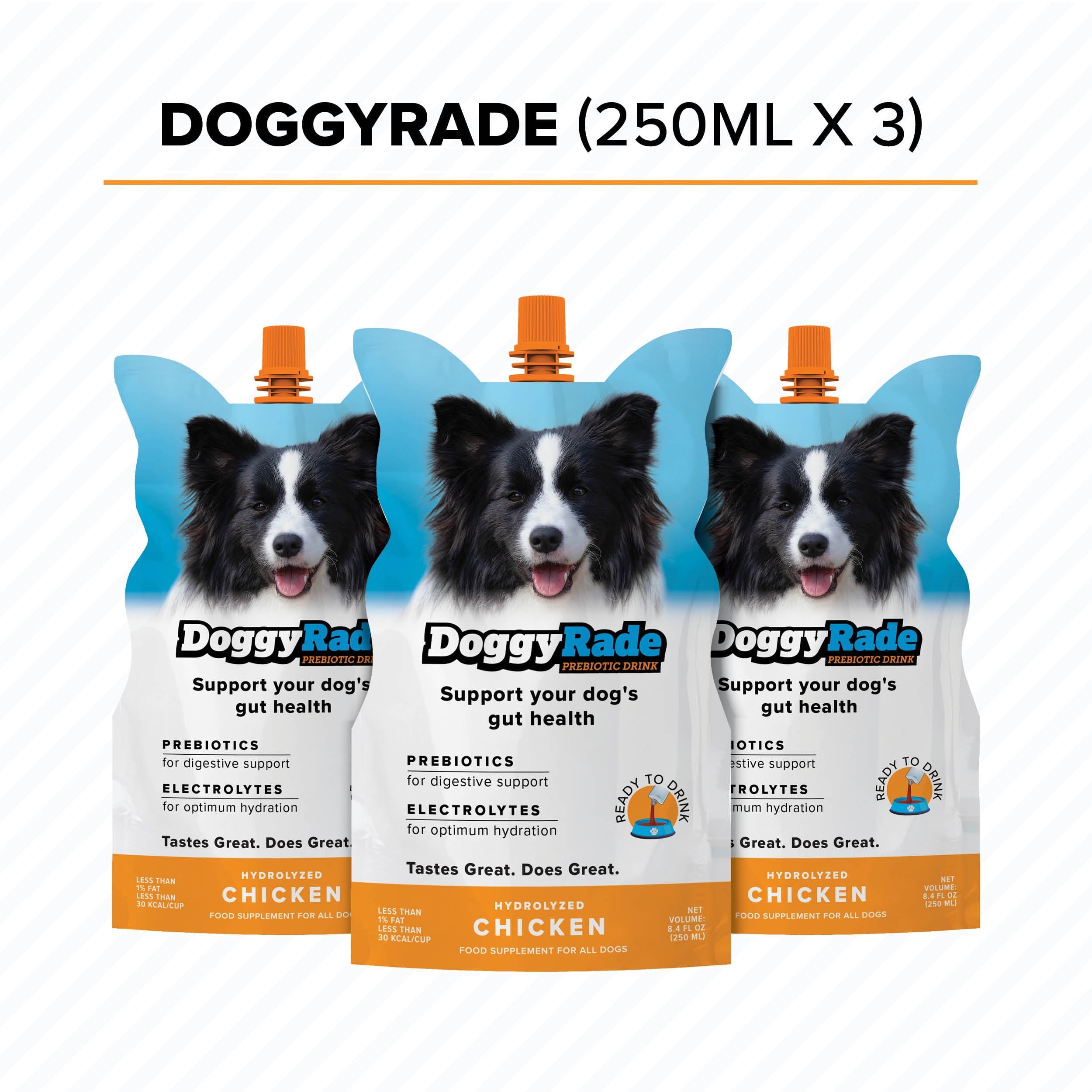 DoggyRade Prebiotic & Electrolyte, Hydration Drink for Dogs/Dogs 6 ...