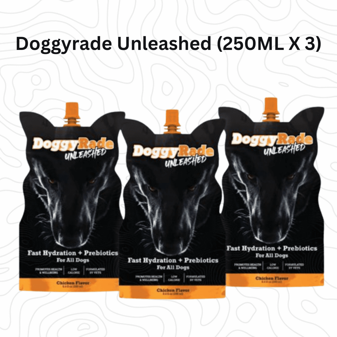 DoggyRade Unleashed Sport/Hydration + Prebiotic Drink for Dogs/Chicken ...