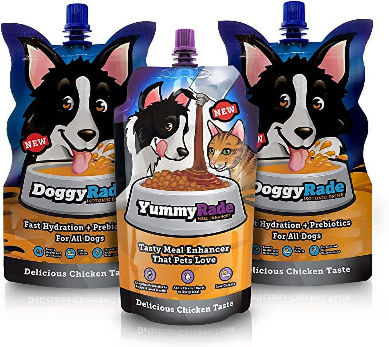DoggyRade & YummyRade Bundle/Dogs 6 Weeks and Older/Prebiotics Gravy ...