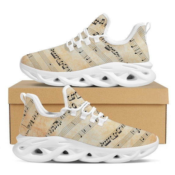 Doginthehole Fashion Music Notes Musical Instrument Pattern Women ...