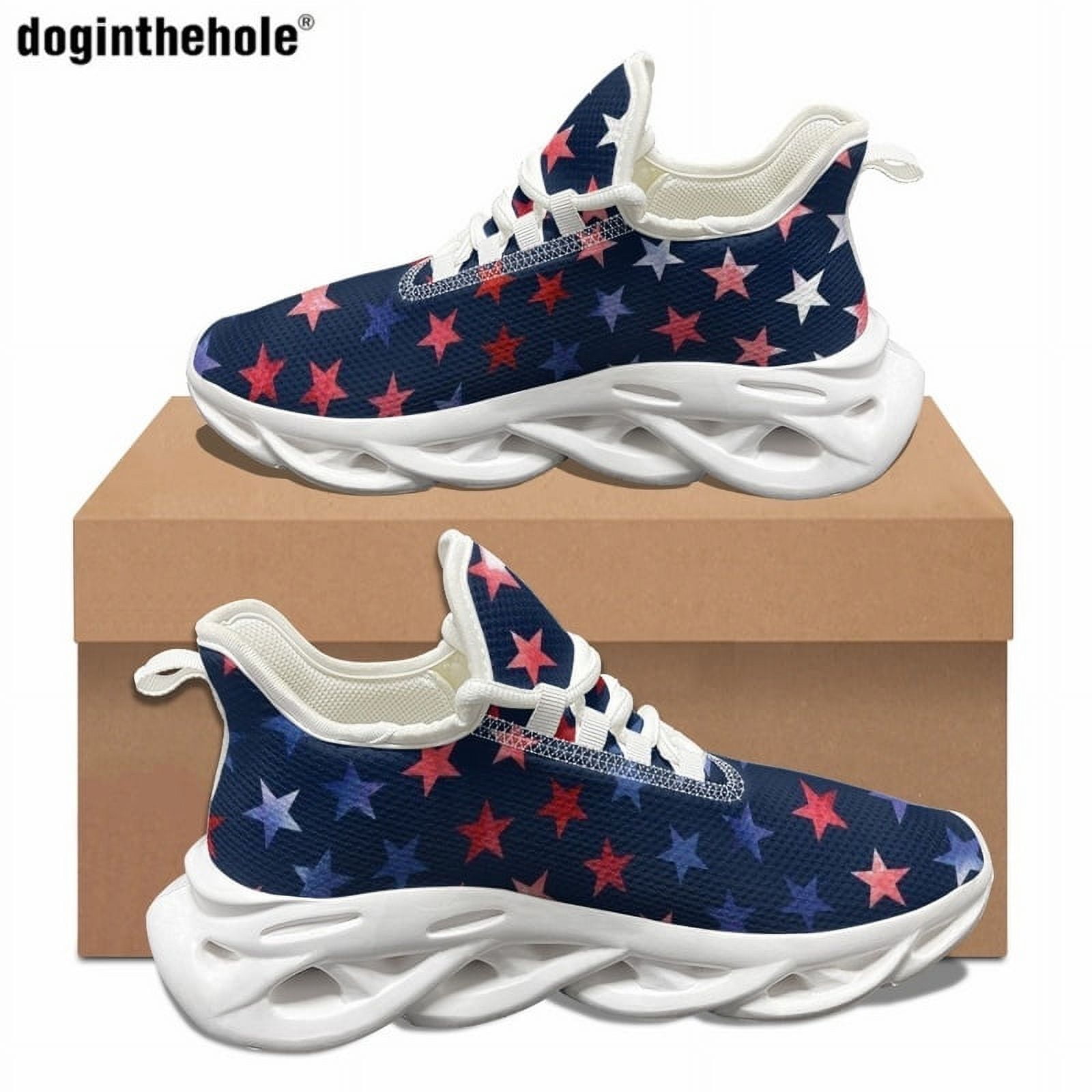 Doginthehole Fashion Star Pattern Design Flat Shoes Daily Leisure ...