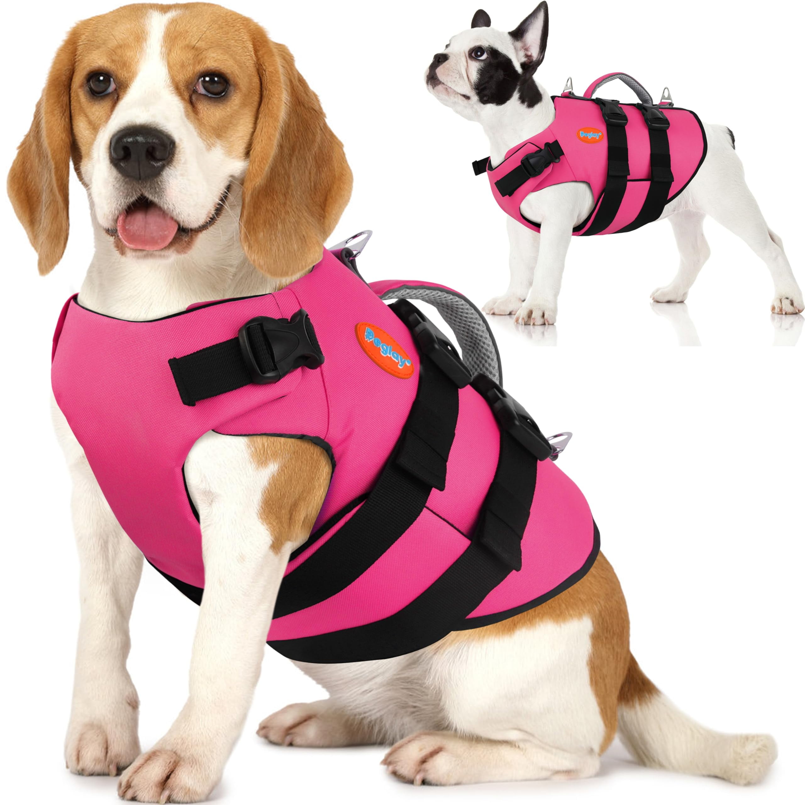 Doglay Ripstop Dog Life Vest, Neoprene Puppy Life Jacket for Small Dogs ...