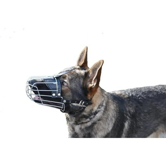 Dogline Metal Wire Basket Dog Muzzle for Boxer and Similar Breeds L 1.5 ...