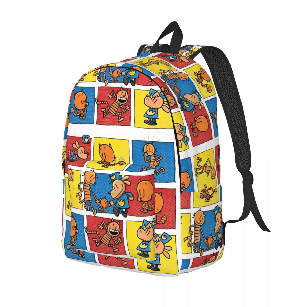Dogman And Cat Manga Comic Backpack for Men Women Fashion High School Travel Daypack Dog Man ...