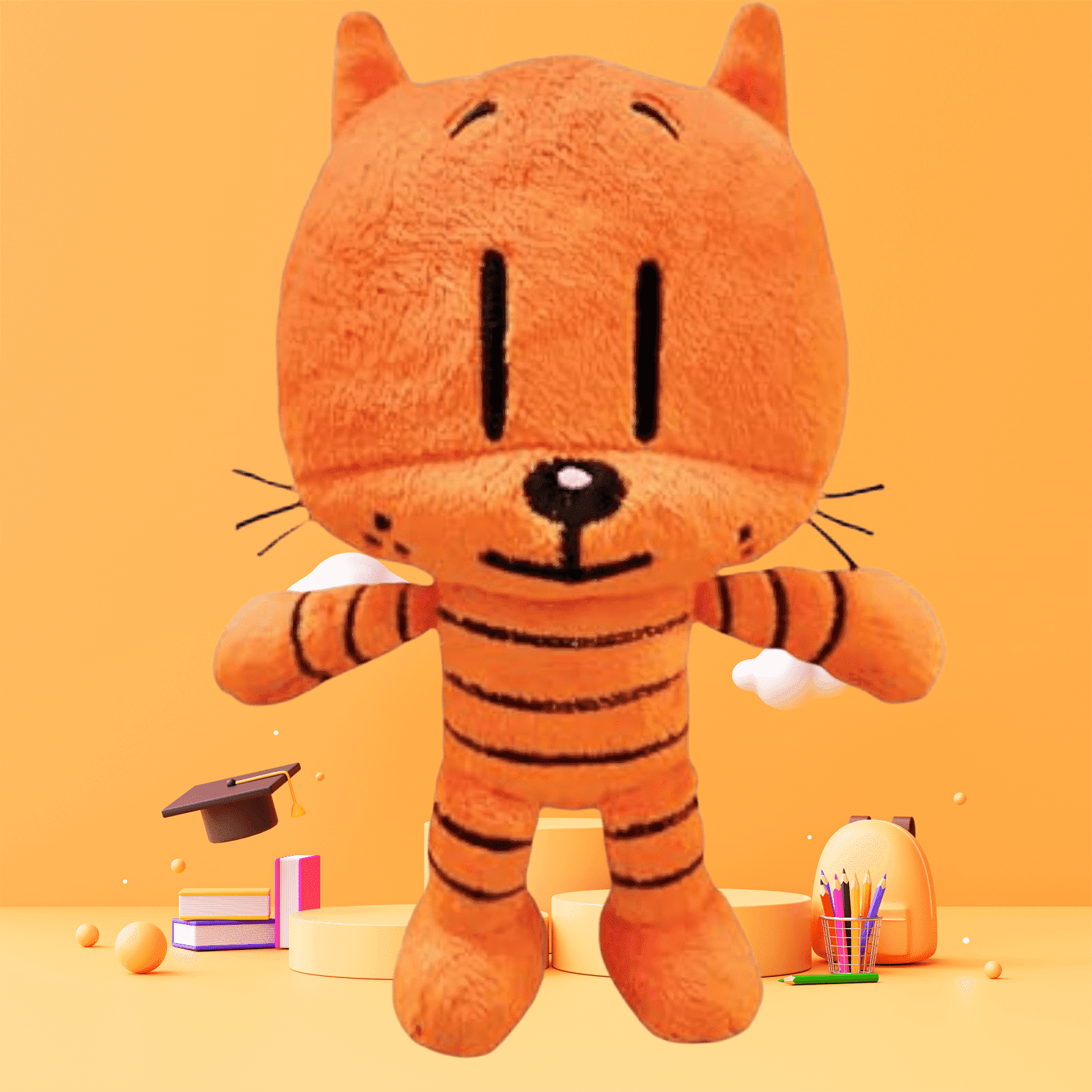 Dogman Doll Cute Cat Plush Stuffed Toys - Dog-Man Series Plushies ,10. ...