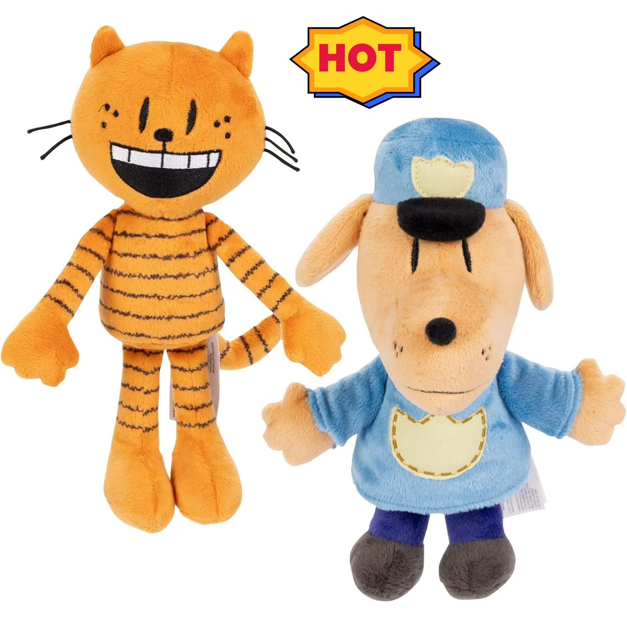 Dogman Doll Dog Man Stuffed Animals Plush Toys - 2 PCS Dog Man and Lil ...