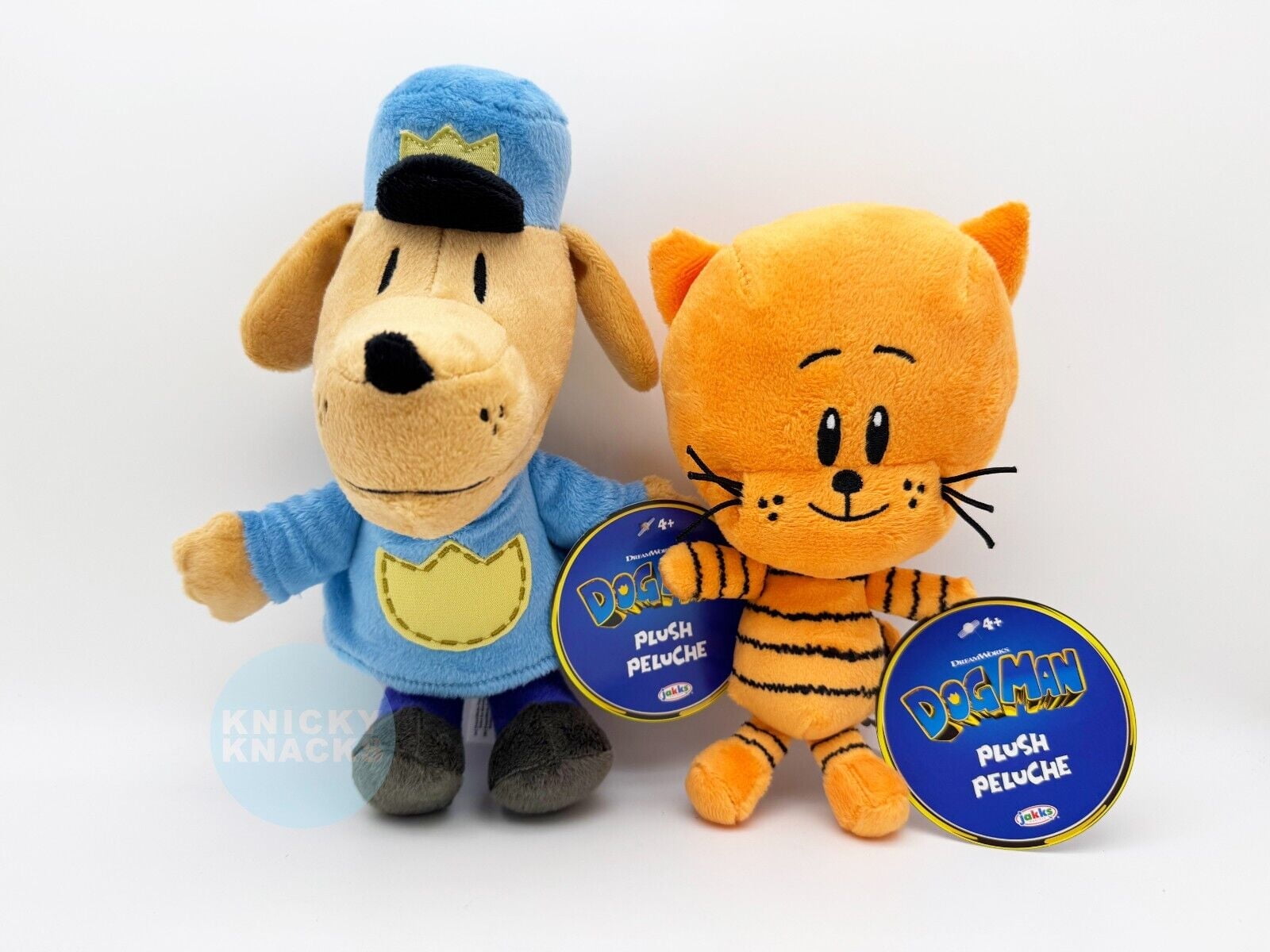 Dogman Doll NEW 2025 Dog Man Movie Plush Toy Dog Man & Lil Pete Cat ...