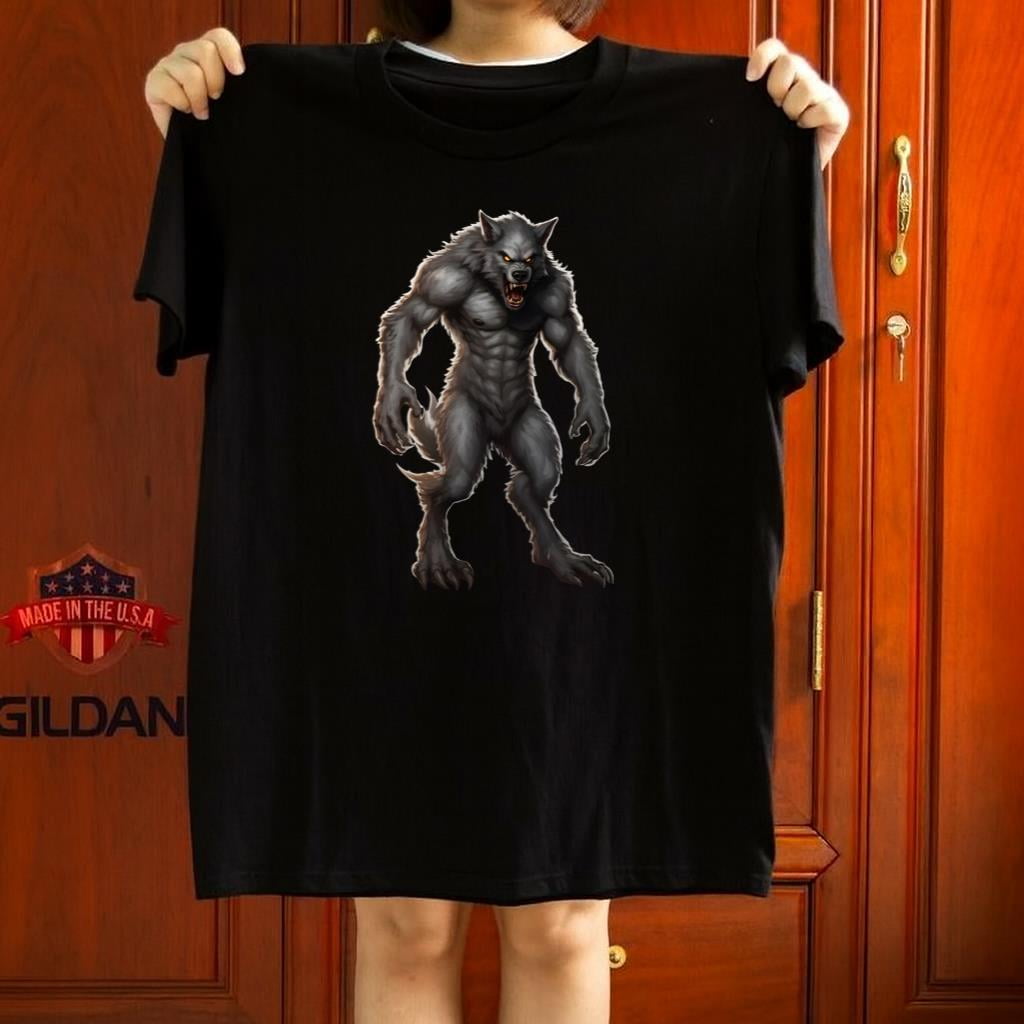 Dogman Funny Cryptid Folklore Graphic Thoughtful Gift Idea Graphic Tee ...