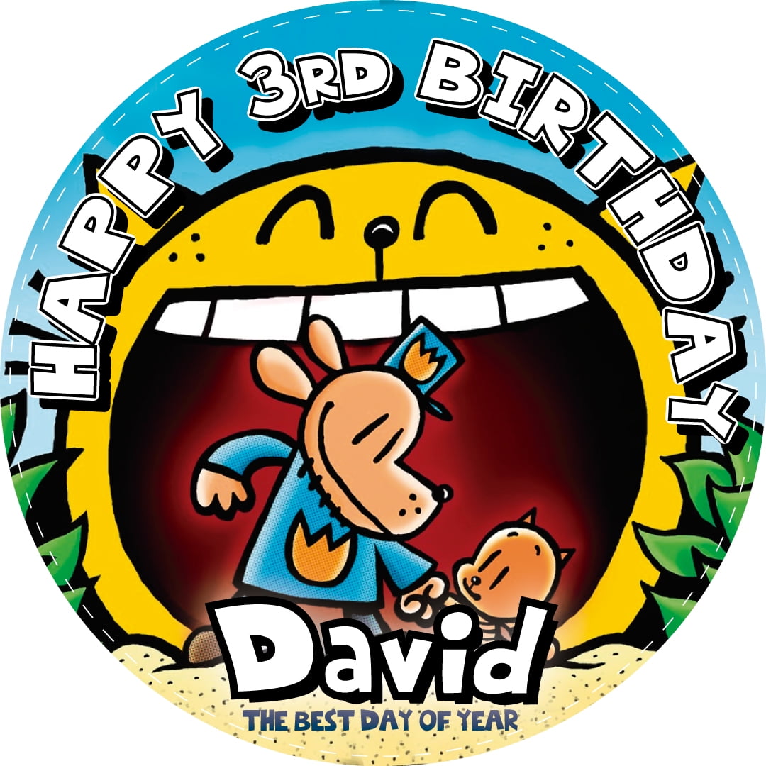 Dogman v4 Edible Image Cake Topper Personalized Birthday Sheet Decal 1/ ...