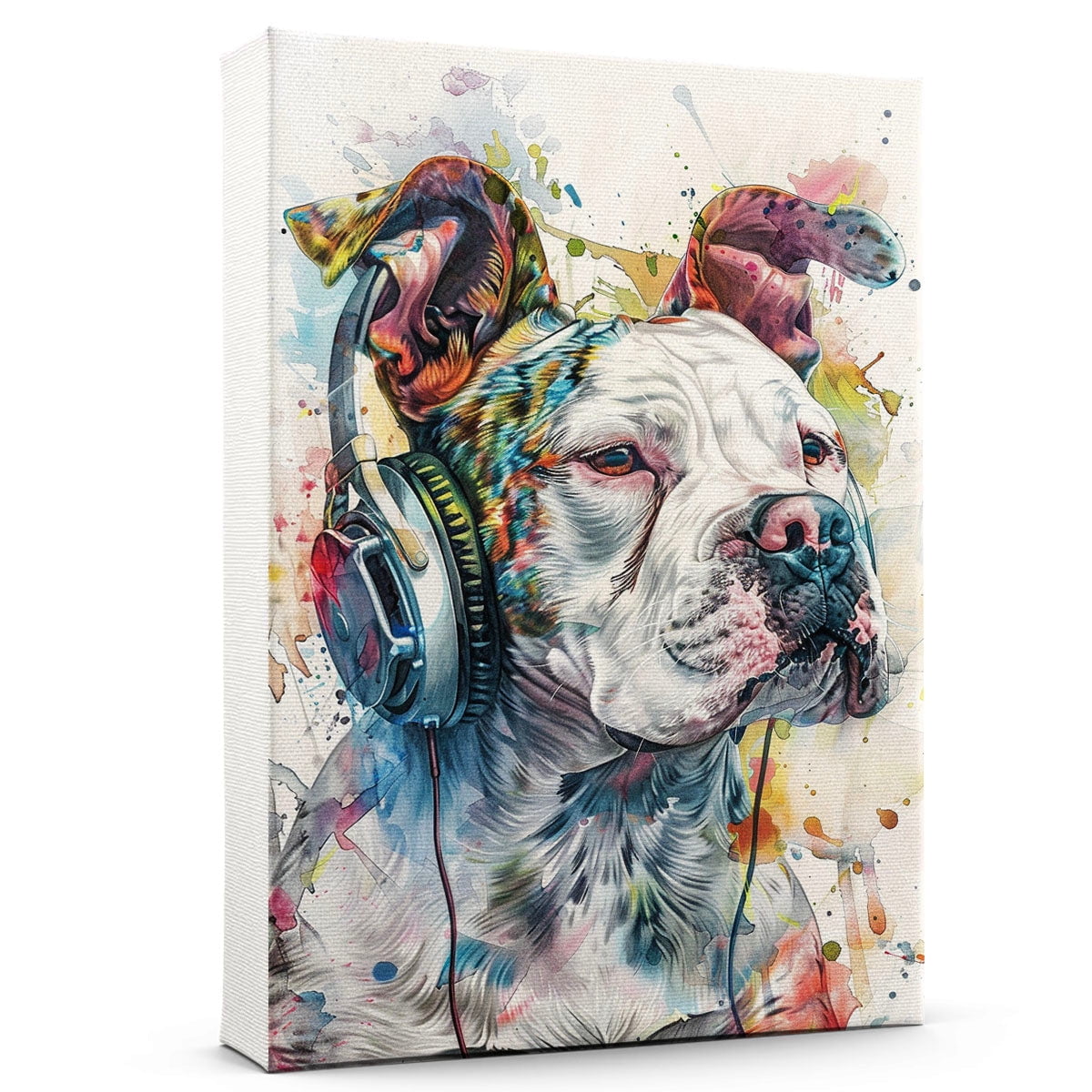 Dogo Argentino Dog Painting Pictures Wall Decor Framed Canvas Prints ...