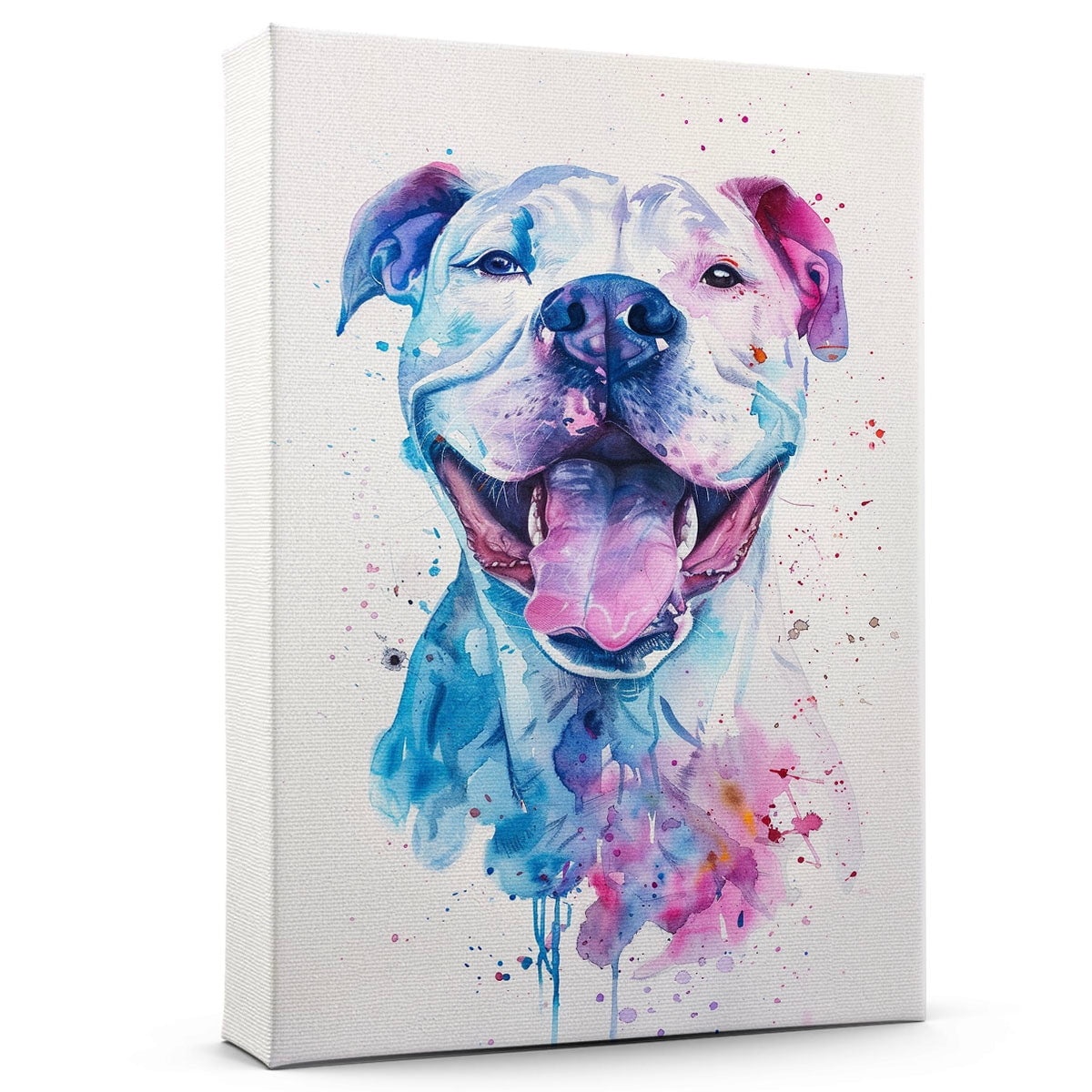 Dogo Argentino Dog Wall Art Animal Oil Painting On Canvas Poster Dog ...