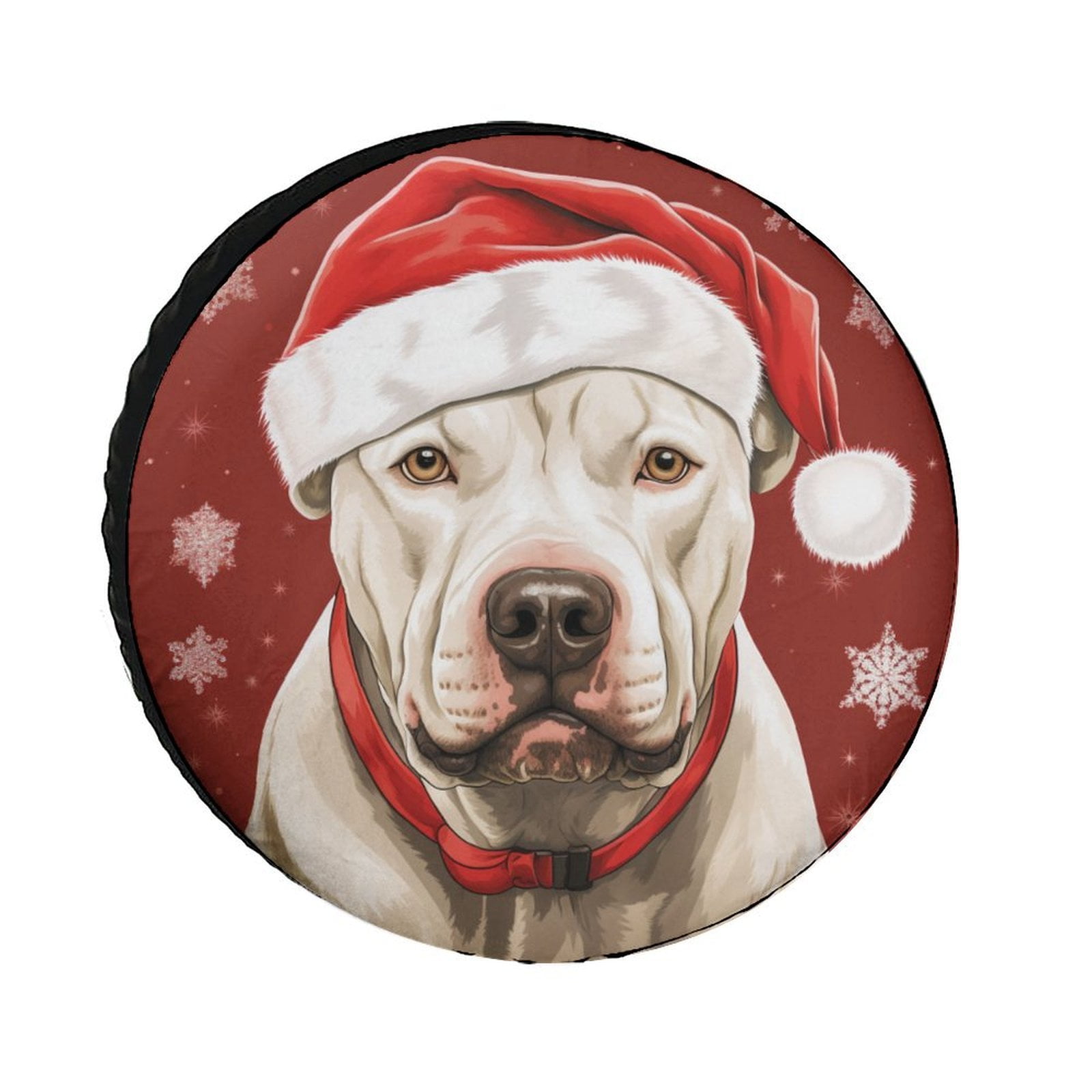 Dogo Argentino Wear Santa Hat Spare Tire Cover Birthday Gifts for Pets ...