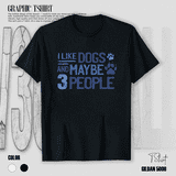 Dogs And Maybe Three People Funny Playful Pet Fans Unisex T-Shirt ...