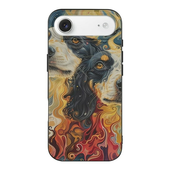 Dogs And Weed Psychedelic Black TPU Case for iPhone 17 Air Slim ...