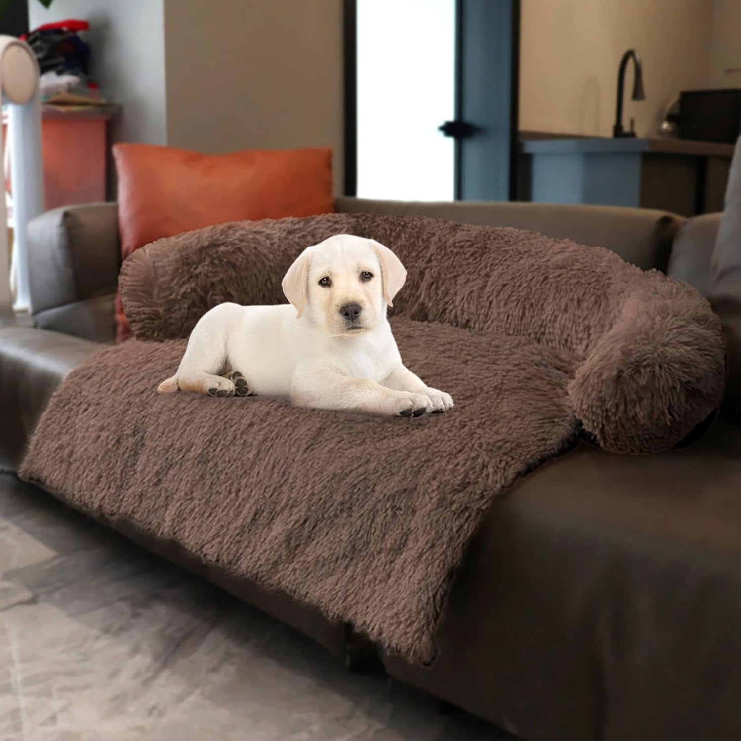Dogs/Cats Bed Mats, Couch Cover for Dogs, Sofa Style Luxurious Mat for ...