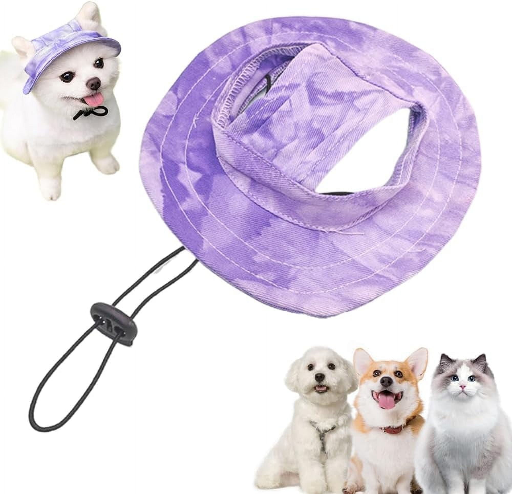 Dogs and Cats Sunshade Anti-Strangulation Hat, 2025 New Lightweight Pet ...