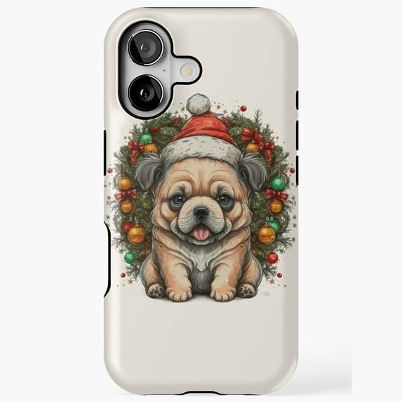 Dogs Christmas Holiday Cartoon Artwork Phone Case for iPhone 17 11 12 ...