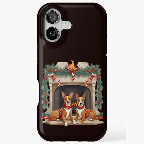 Dogs Christmas Holiday Pet Case for iPhone 11 12 13 14 15 16 17 Pro Max ...