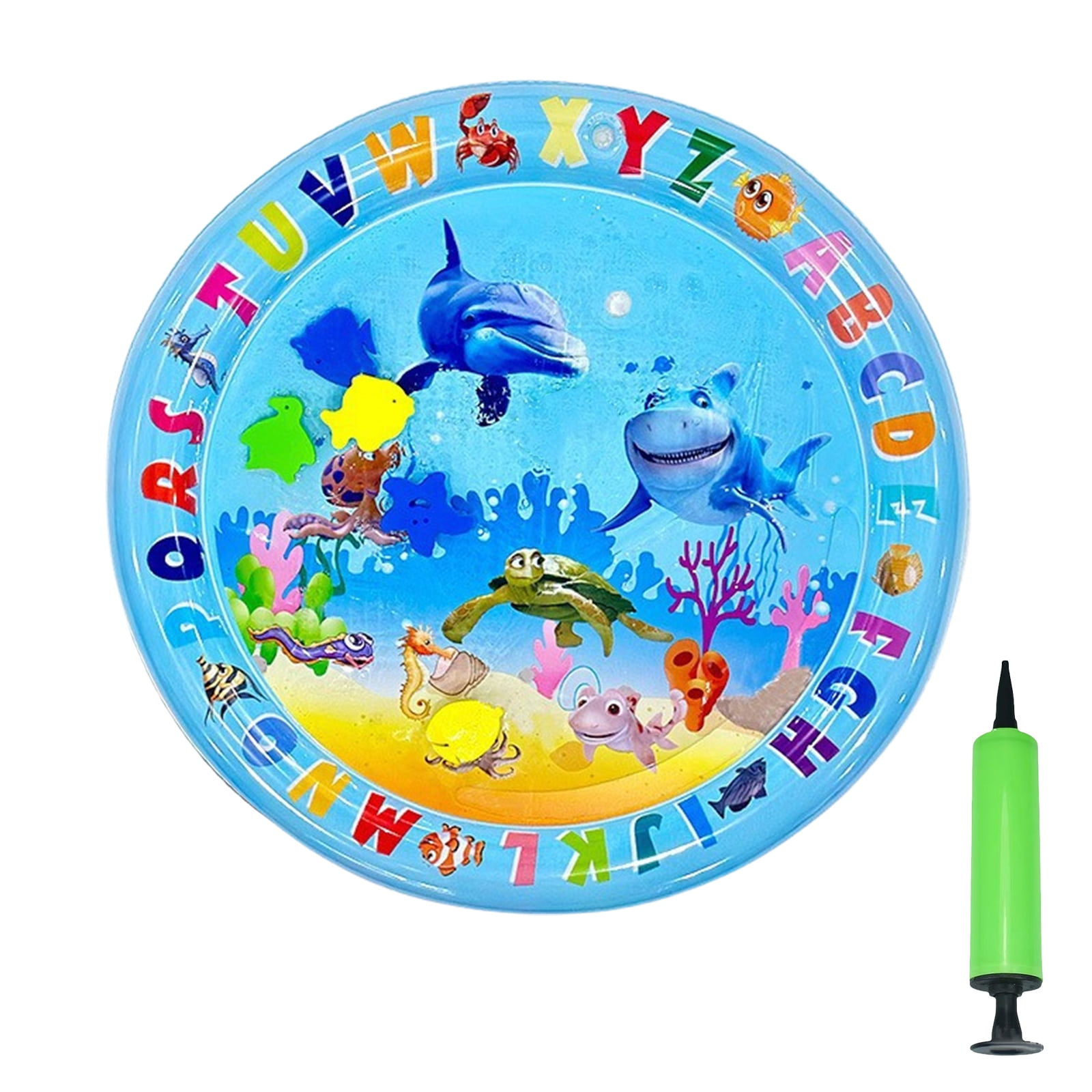 Dogs Cooling Mat Cats Bed Inflatable Water Bed Lounger for Small Cats Water Sensory Play Mat ...