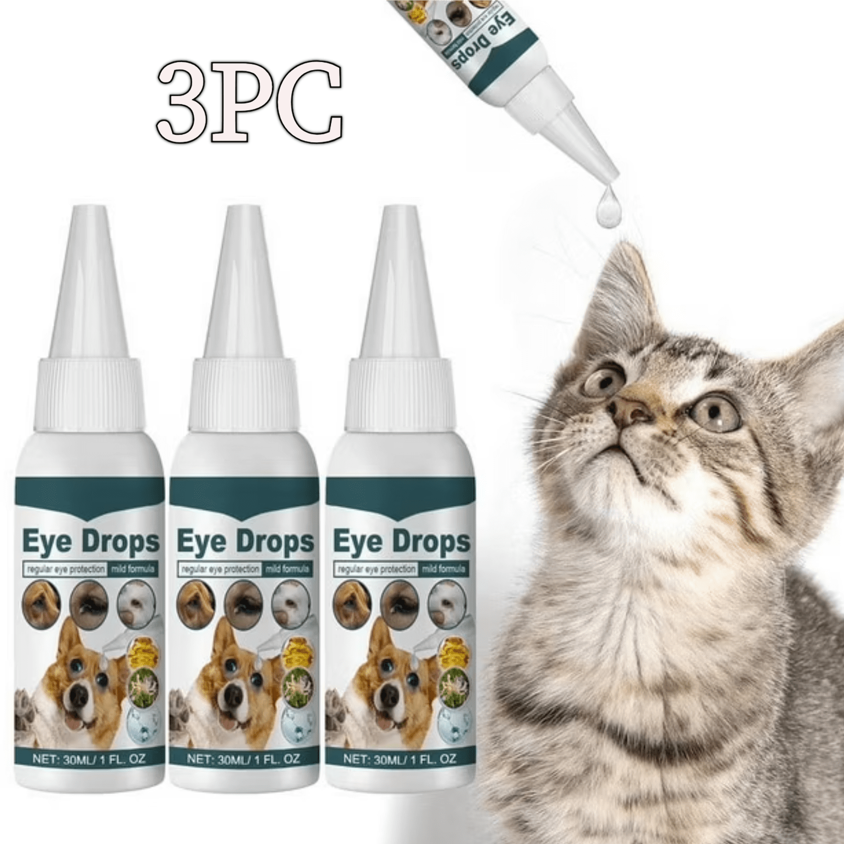 Dogs Eye Drops, Dogs Eye Infection Treatment, Relieve Red Eyes ...