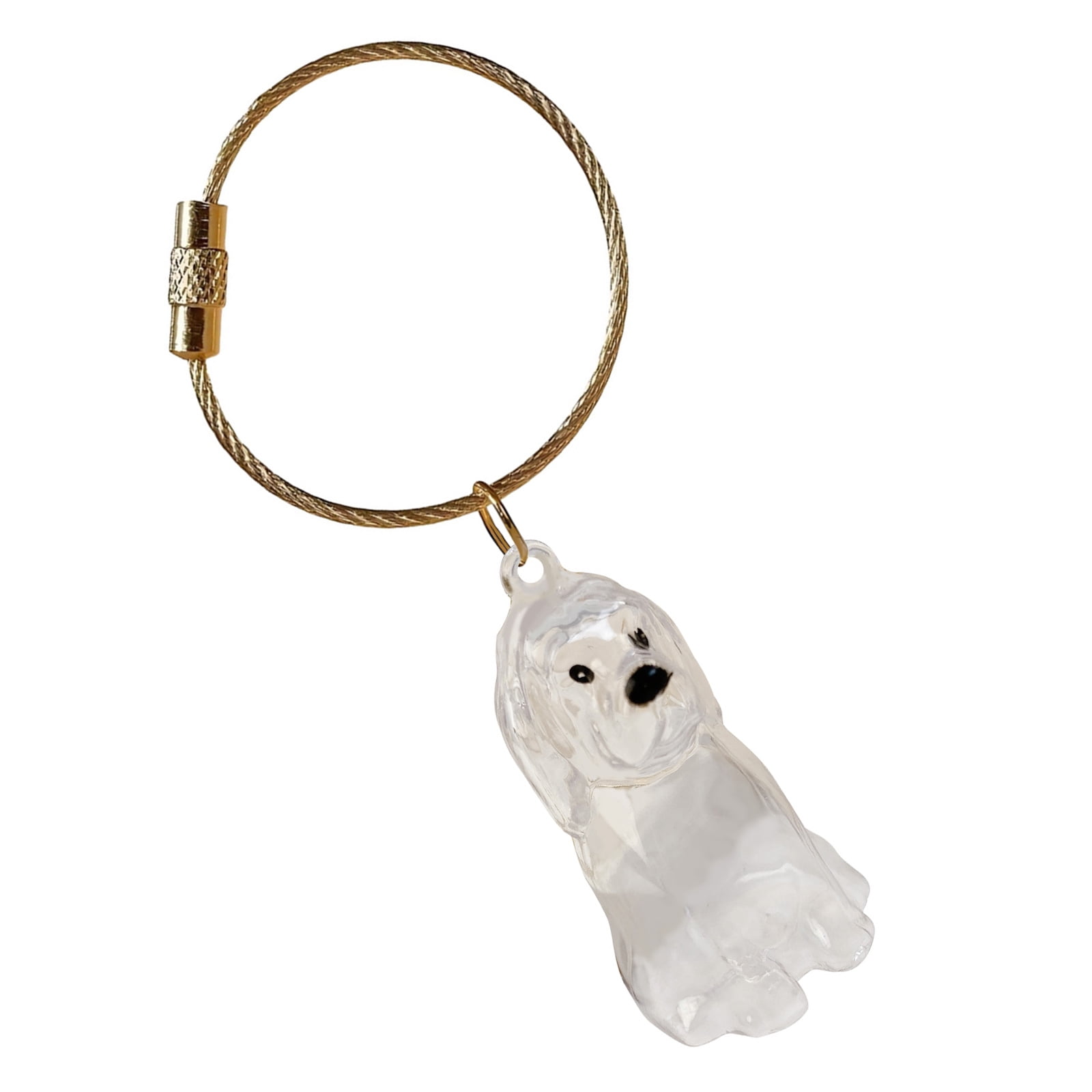 Dogs Furs Storage Bottle Dog Hair Keychain Pet Hair Storage Box Pendant ...