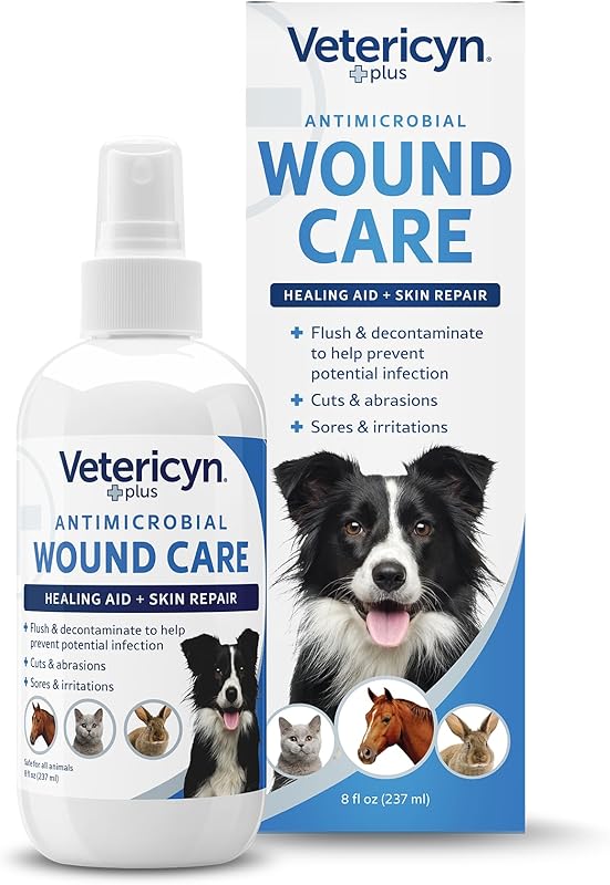 Healing Aid and Skin Repair, Clean Wounds, Relieve Dog Skin Allergies ...