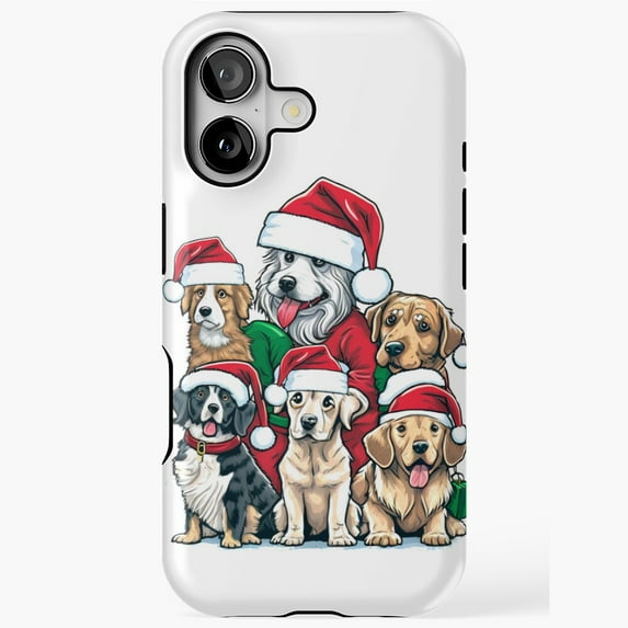 Dogs Holiday Celebration Pets Friendly Festive Phone Case for iPhone 17 ...