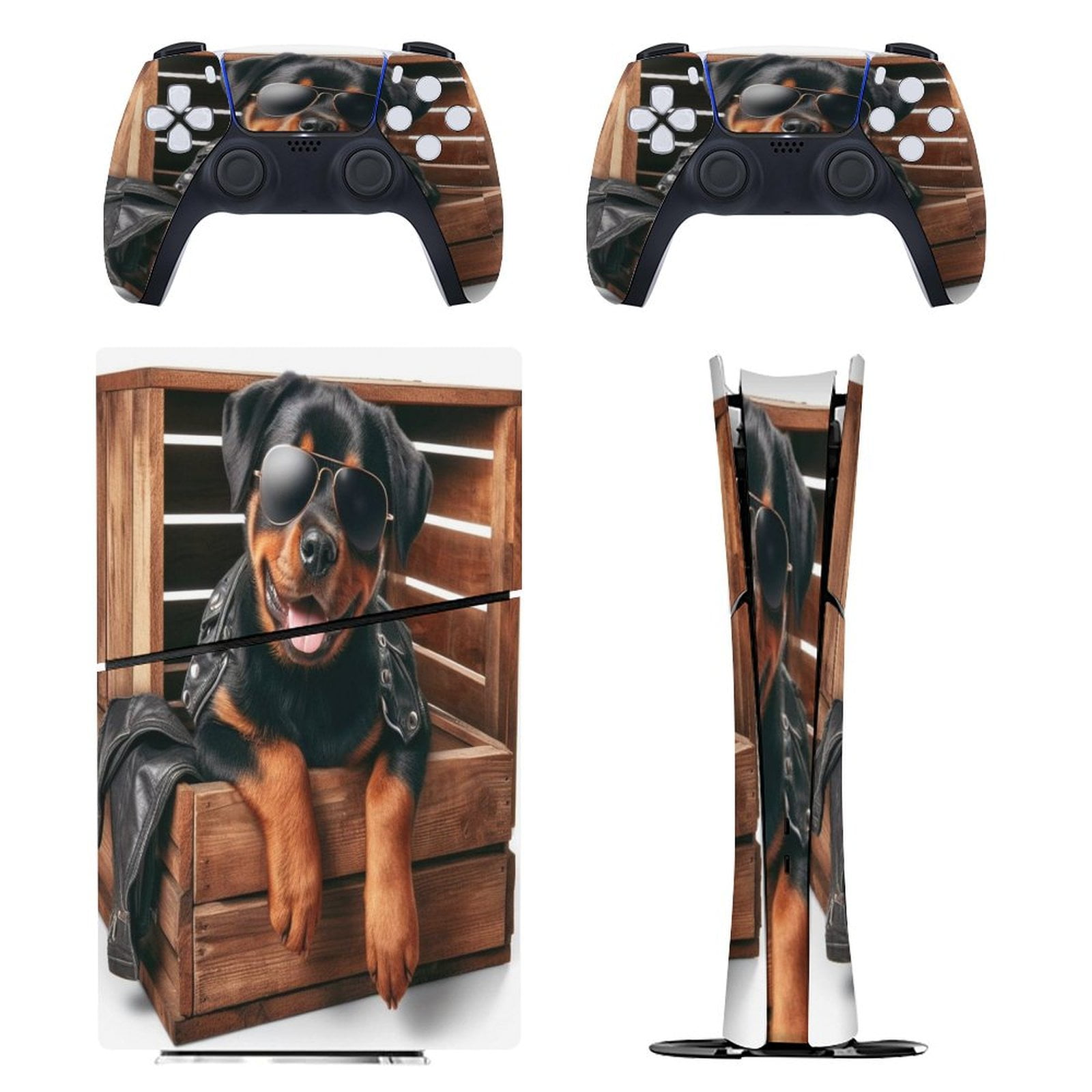 Dogs, Leather Coats, Sunglasses, Cool PS5/PS5 Slim Digital Disc Skin ...