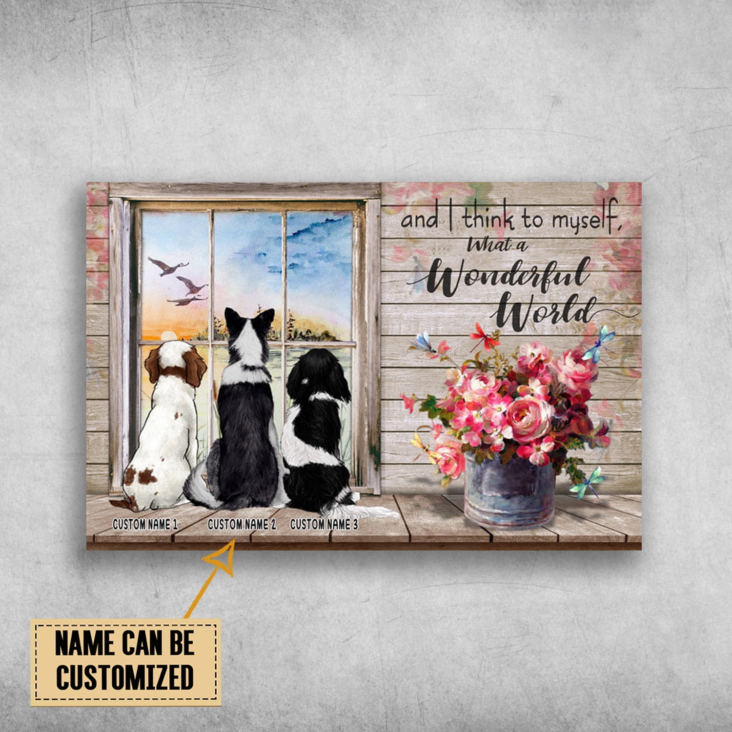 Dogs Looking Outside, And I Think To Myself, What A Wonderful World ...