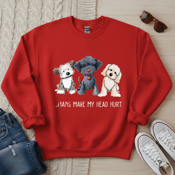 Dogs Make Me Happy Simple Funny Quote Not So Much Humor Pet Lover ...