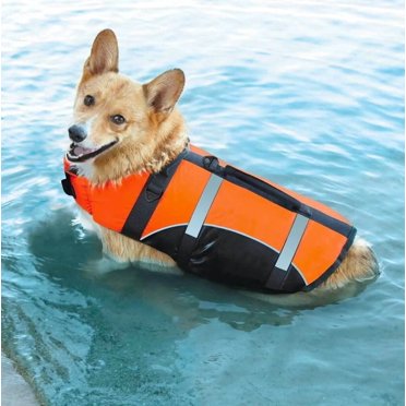 Kuoser Dog Life Jacket, High Flotation Dog Life Vest for Swimming Boating, Purple, XXL - Walmart.com